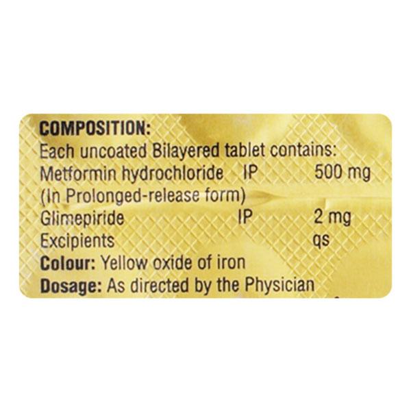 GLIMCARE M 2mg Tablet 14's
