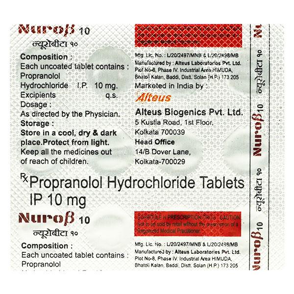 NURO BETA 10 Tablet 10's