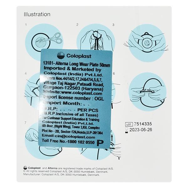 Buy Coloplast Alterna Long Wear Plate (13181) 1's Online at Discounted ...