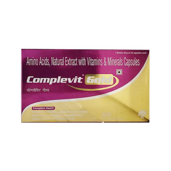 Buy COMPLEVIT GOLD Capsule 15's Online at Upto 25% OFF | Netmeds
