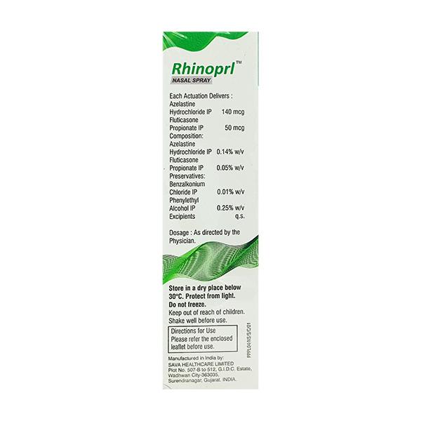 Buy RHINOPRL Nasal Spray 70md Online at Upto 25% OFF | Netmeds