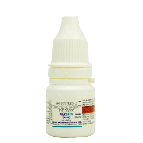Buy MAXBRIM Eye Drops 5ml Online at Upto 25% OFF | Netmeds