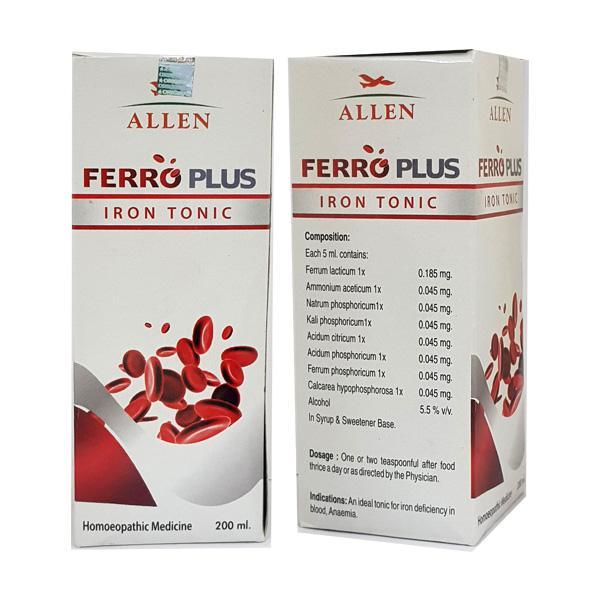 Buy Allen Ferro Plus Iron Tonic 200 ml online at best price-Homeopathy