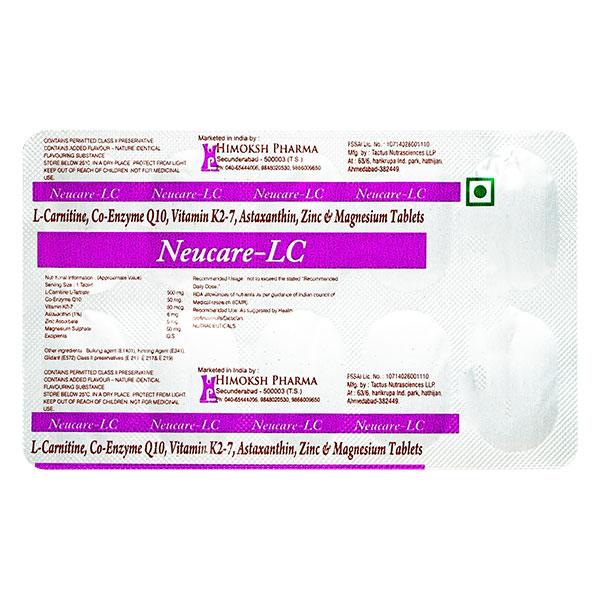 Buy NEUCARE LC Tablet 10's Online at Upto 25% OFF | Netmeds
