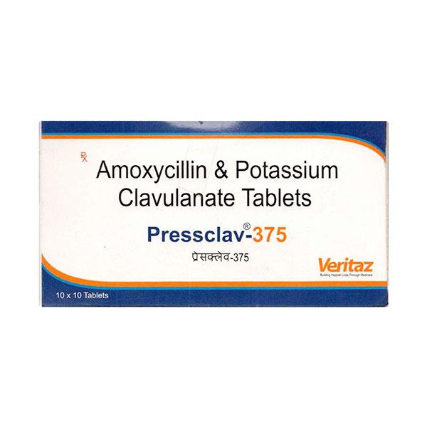 PRESSCLAV 375 Tablet 10's