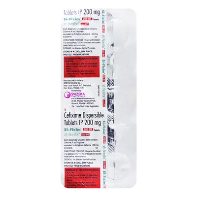 SI FIXIM DT 200mg Tablet 10's