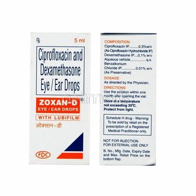 Zoxan D Eye Ear Drop 5ml