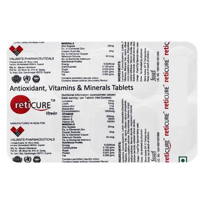 RETICURE Tablet 10's Price, Uses, Side effects, Substitutes | Netmeds