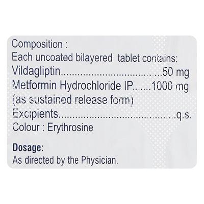 JUBIVILDA 50 M FORTE Tablet 15's Price, Uses, Side effects, Substitutes ...