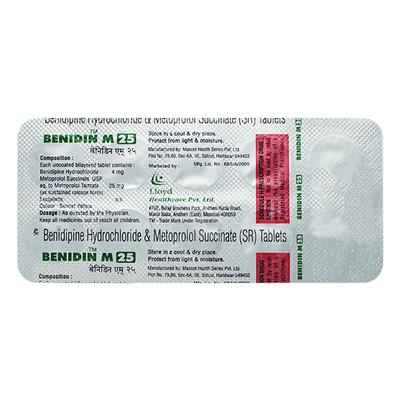 Benidin M 4/25mg Tablet 10'S