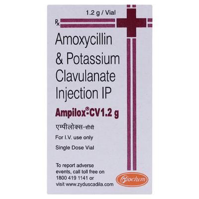 Buy AMPILOX CV 1.2gm Injection 1's Online at Upto 25% OFF | Netmeds