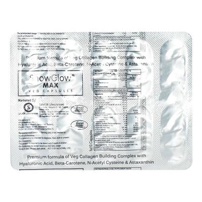 SNOWGLOW MAX VEG Capsule 10's : Uses, Side Effects, Price | Netmeds