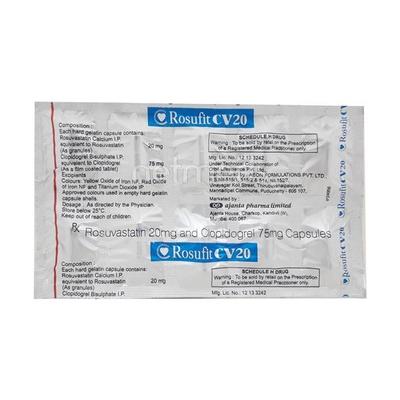 Rosufit CV 20mg Capsule 10'S