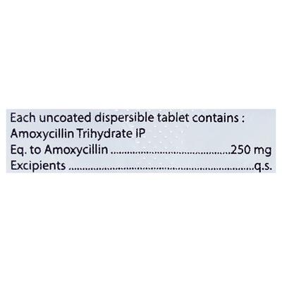 UNIMOX DT 250 Tablet 10's