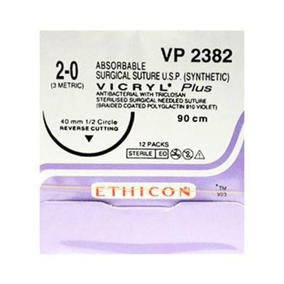Buy Johnson & Johnson Ethicon Vicryl Plus Absorbable Surgical Suture (2-0) (90 cm) (VP2382) 1's ...