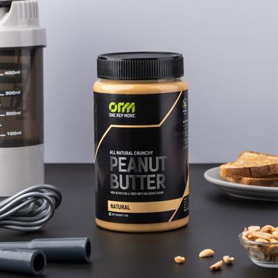 One Rep More-Peanut Butter Natural Crunchy 1000 gm
