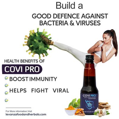 Le-Vanza Covi Pro Herbal Immunity Booster (Pack of 2 x 200 ml)