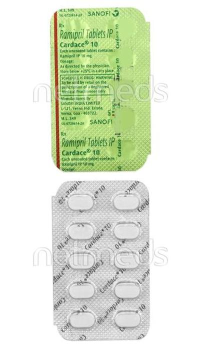 Cardace 10mg Tablet 10'S