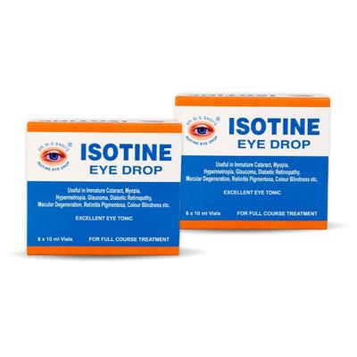 Buy Dr.M.S.Basu's Isotine Eye Drop Vials (Pack of 6 x 10 ml) 2's Online ...