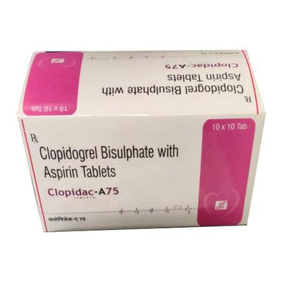CLOPIDAC A 75 Tablet 10's