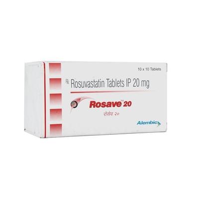 Rosave 20mg Tablet 10'S