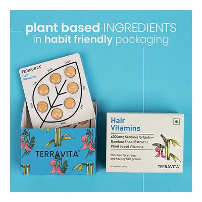 Terravita Hair Vitamins Veg Tablet 28's