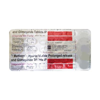 Diapride M4 Forte Tablet 30'S