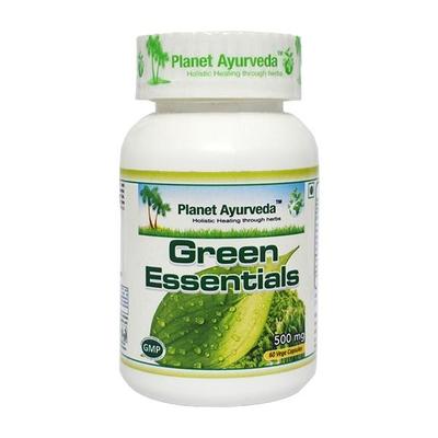 Buy Planet Ayurveda Green Essentials Capsules 60's Online at Discounted ...