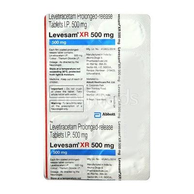 Levesam XR 500mg Tablet 10'S