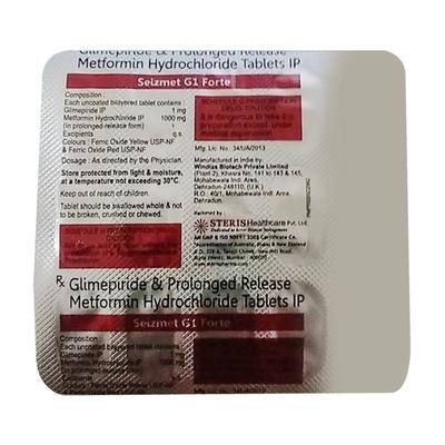 SEIZMET G1 FORTE Tablet 15's