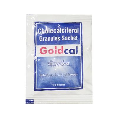GOLDCAL DELICIOUS ORANGE FLAVOUR Sachet 1gm