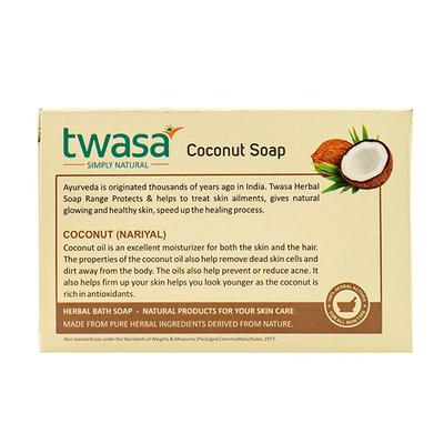 Twasa Coconut Oil Bath Soap Bar 100 gm