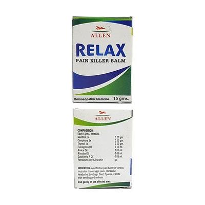 Allen Relax Pain Killer Balm 15 gm online at best price-Homeopathy
