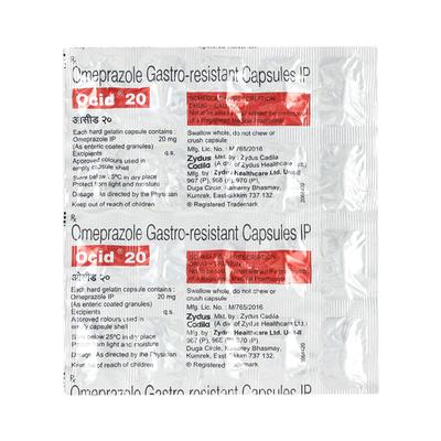 Ocid 20mg Capsule 15'S : Uses, Side Effects, Price | Netmeds