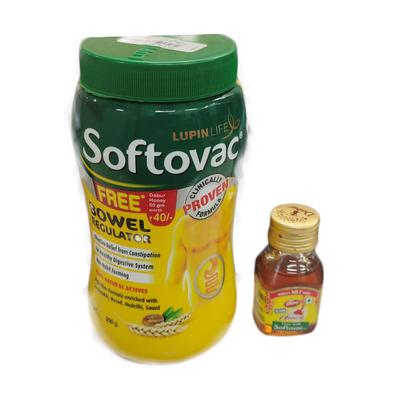 Softovac Powder 250g with Free Dabur Honey 50g - Natural Laxative for ...
