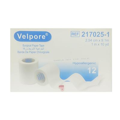 Buy Velpore Surgical Paper Tape (217025 - 1) (1 inch x 9.1 mtr) 12's ...