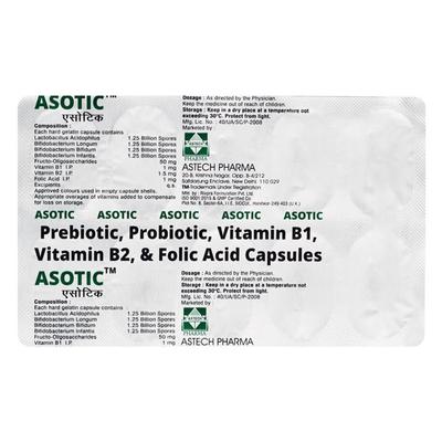 Buy ASOTIC Capsule 10's Online at Upto 25% OFF | Netmeds