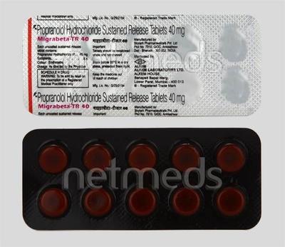 Migrabeta TR 40mg Tablet 10'S