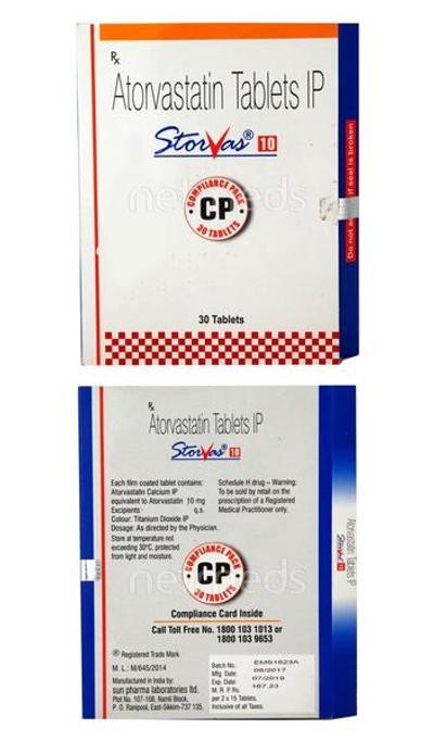 Storvas CP 10mg Tablet 30'S