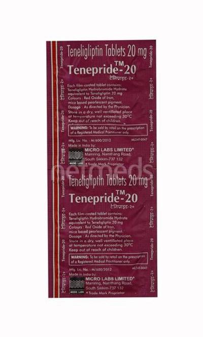 Tenepride 20mg Tablet 10'S