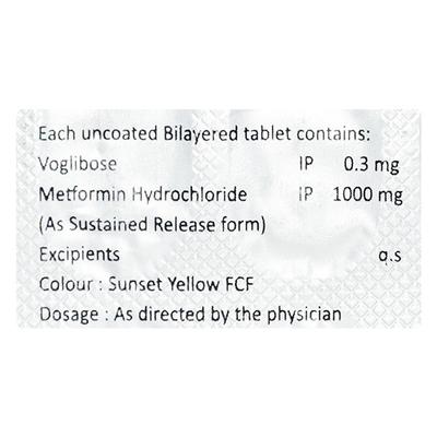 Vogloyd M 0.3 Forte Tablet 15'S Price, Uses, Side effects, Substitutes ...
