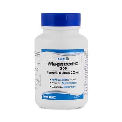 Buy HealthVit Magneed-C 200 mg Tablets 60's online at best price ...