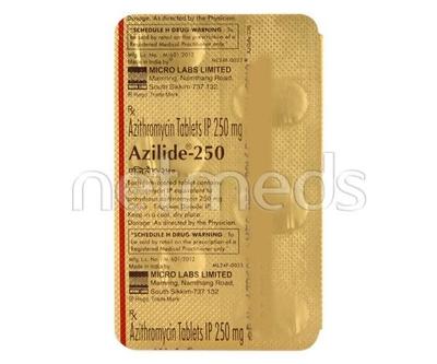 Azilide 250mg Tablet 6'S (N)