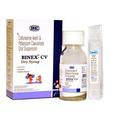 Binex CV Vanilla Flavour Dry Syrup 30ml