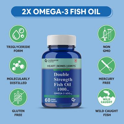 Buy CF OmeFish-Max Omega 3 600 mg Softgel Capsule 60's Online at ...