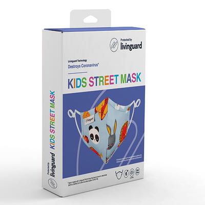 Buy Livinguard Kids Street Face Mask (Rabbit Print) (XS) - Blue (Pack ...