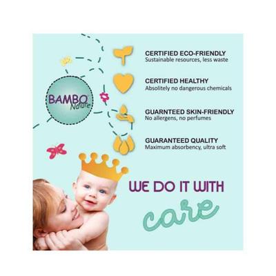 Bambo Nature Baby Diapers Junior Tall Pack 54's