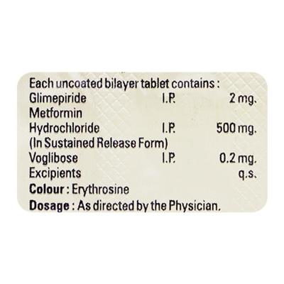 ENDOGLIM TRIO 2.2mg Tablet 10's : Price, Uses, Side Effects | Netmeds