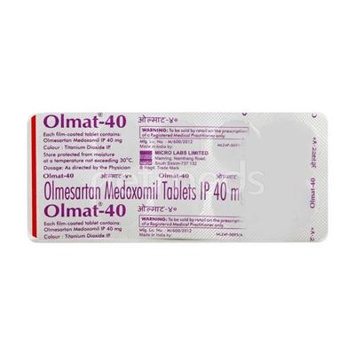 Olmat 40mg Tablet 10'S