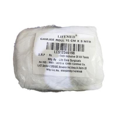 Buy Lifemed Gamjee Roll (15 cm x 3 mtr) 1's Online at Discounted Price ...